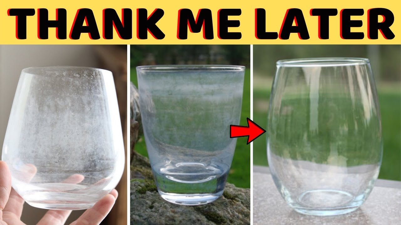 How to Clean Water Spots off Glass - Cleaning Basic